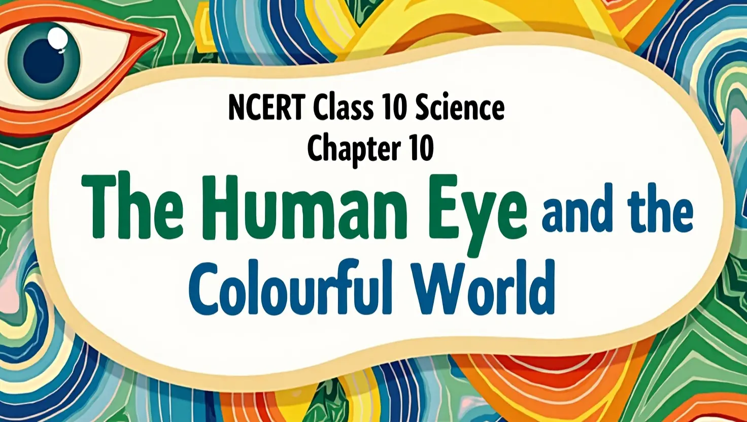 NCERT Class 10 Science Chapter 10 PDF: The Human Eye and the Colourful ...