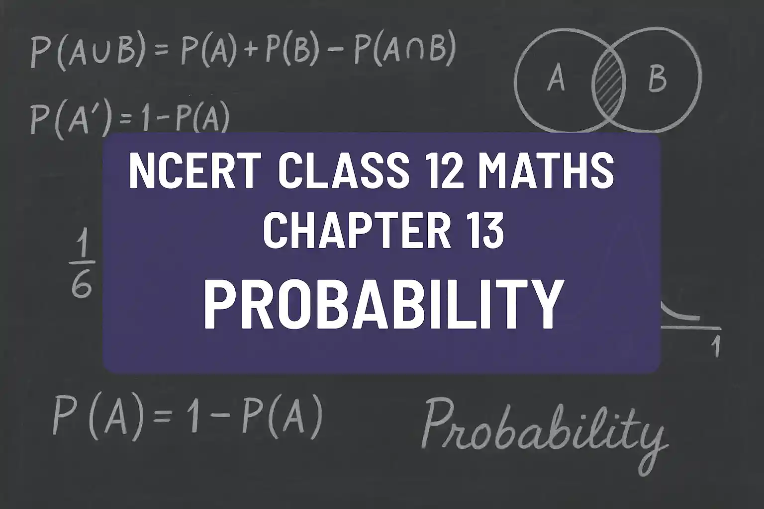 NCERT Class 12 Maths Chapter 13 Probability PDF – Download Free with ...