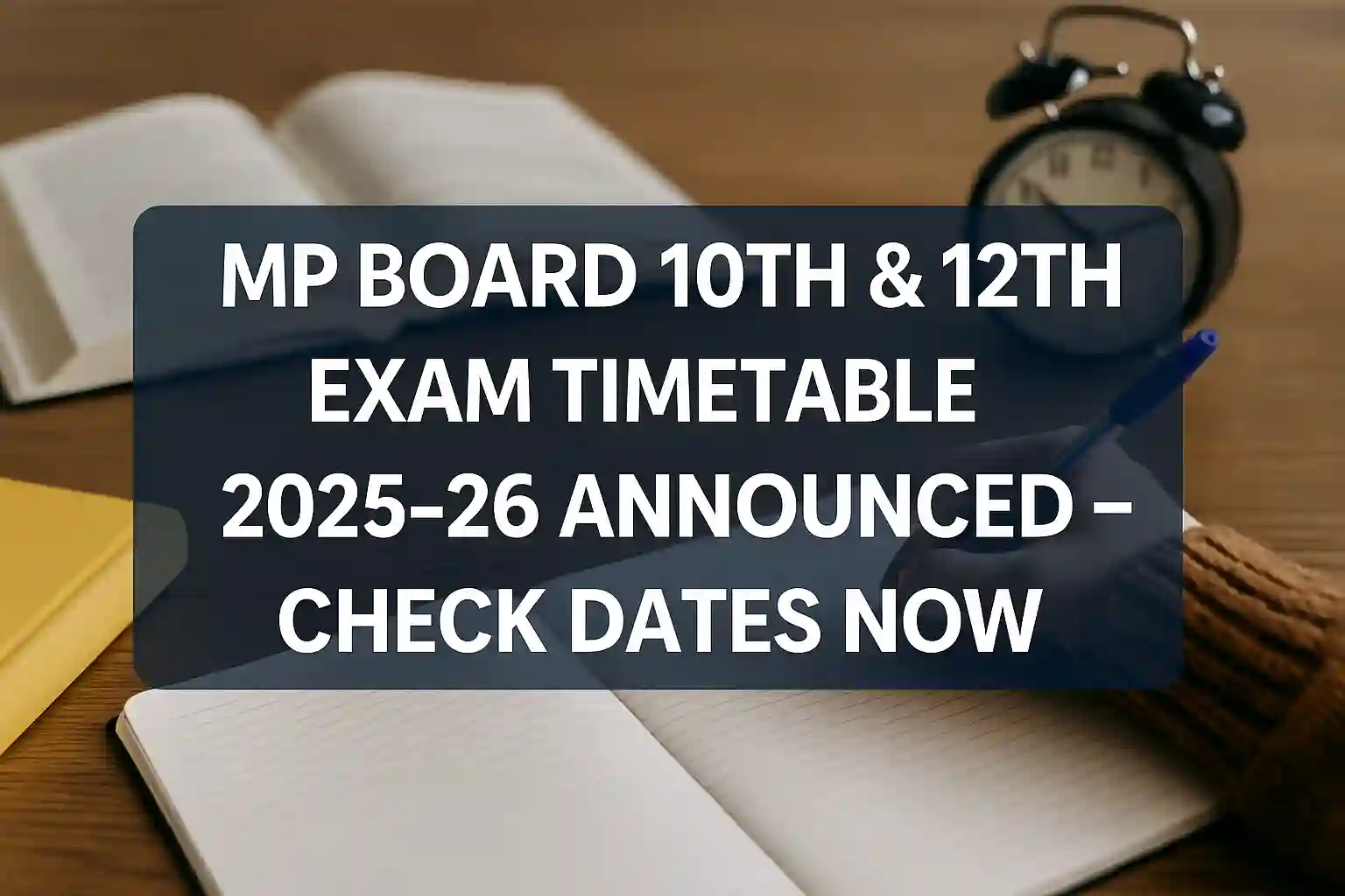 MP Board 10th & 12th Exam Timetable 2025-26 Announced — Check Dates Now ...