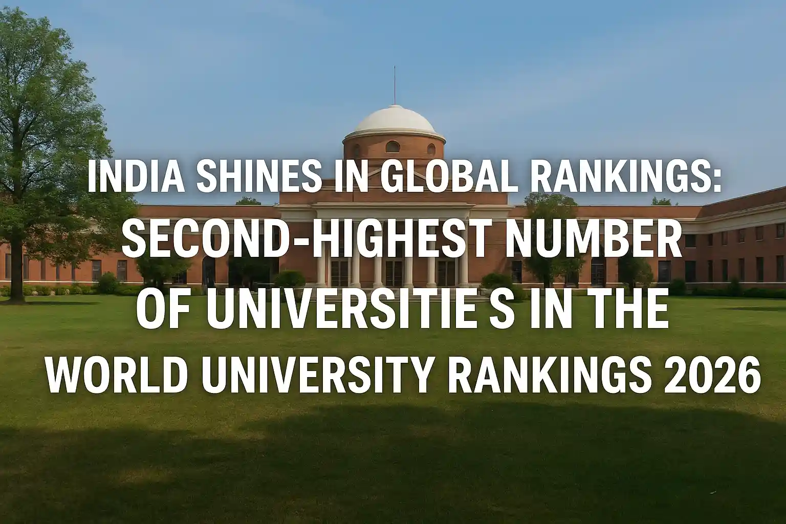 India Shines in Global Rankings: Second-Highest Number of Universities ...