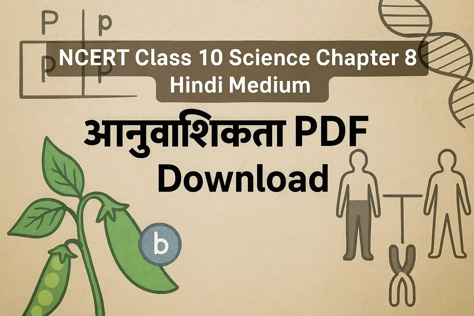 NCERT Class 10 Science Chapter 8 Hindi Medium: आनुवांशिकता PDF Download ...