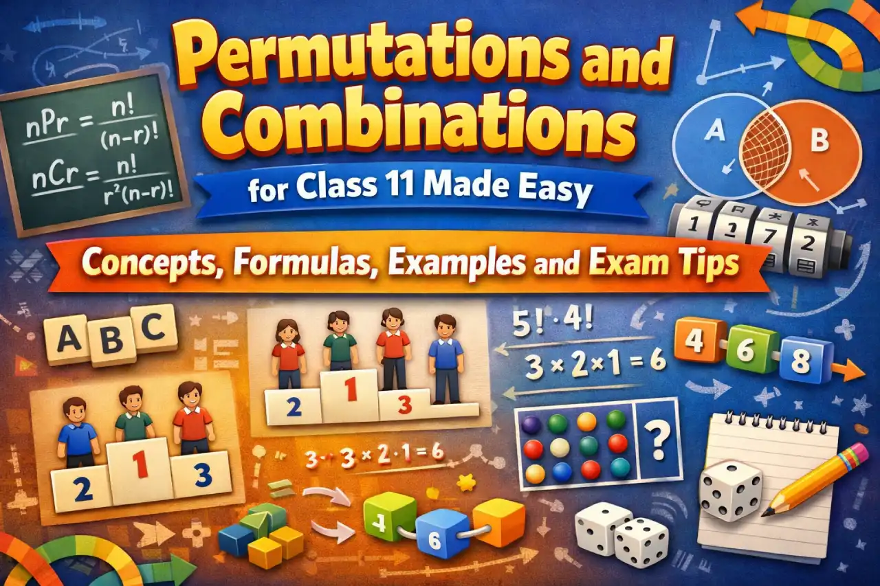 Permutations and Combinations for Class 11 Made Easy: Concepts ...